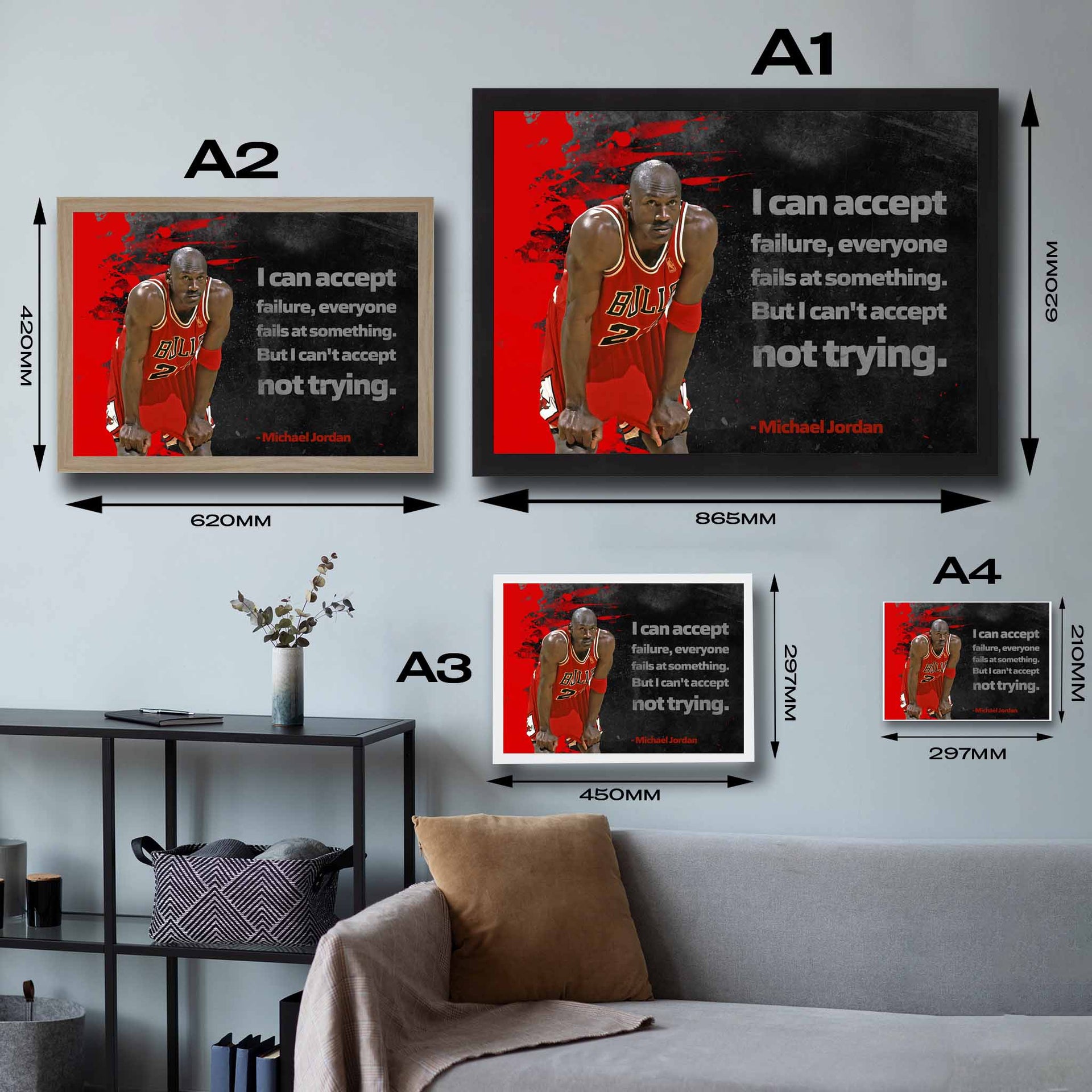 Michael Jordan Wall Art & Framed Prints | Shop Now at Sports Cave