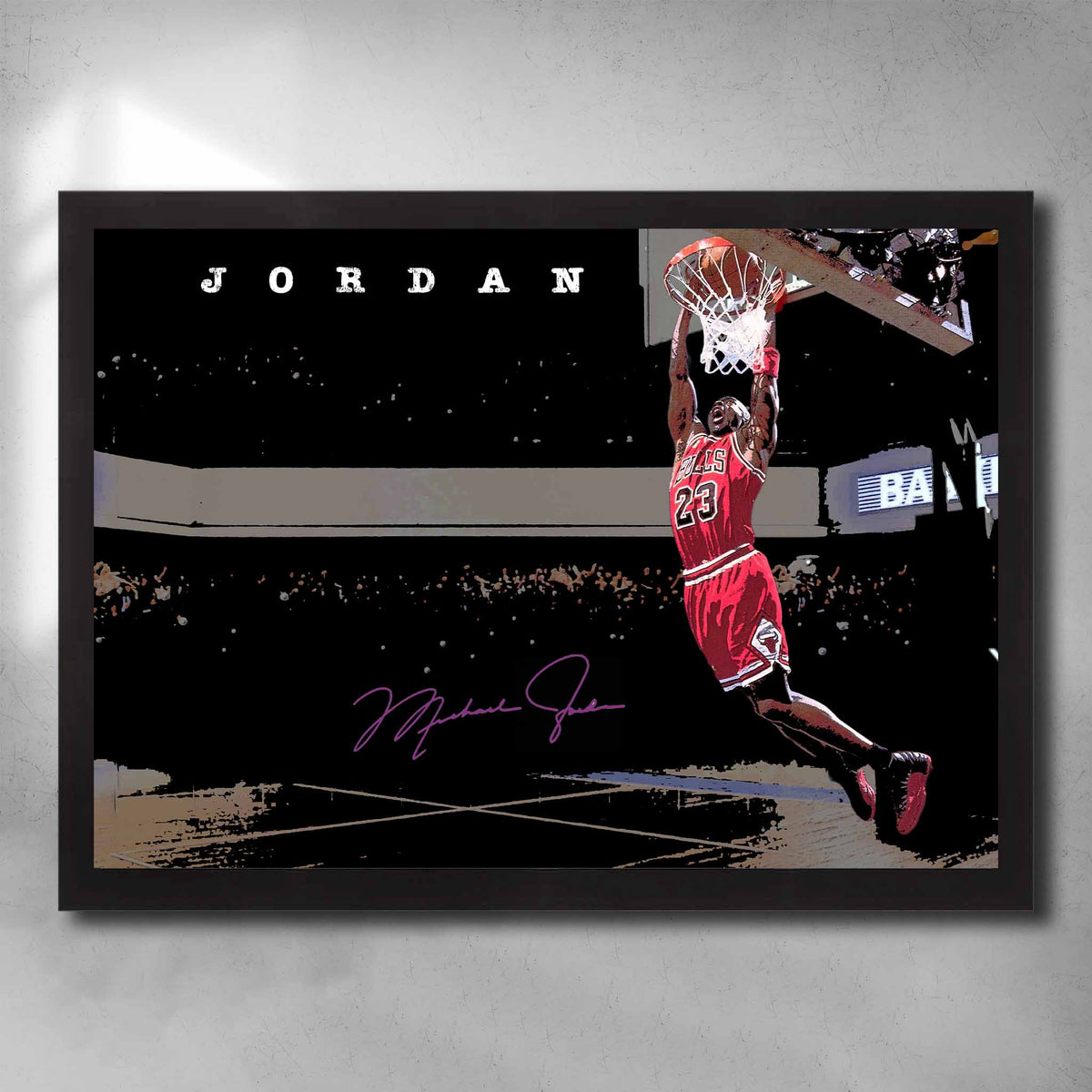 Michael Jordan Art Print - Chicago Bulls Wall Decor | Buy Now – Sports Cave